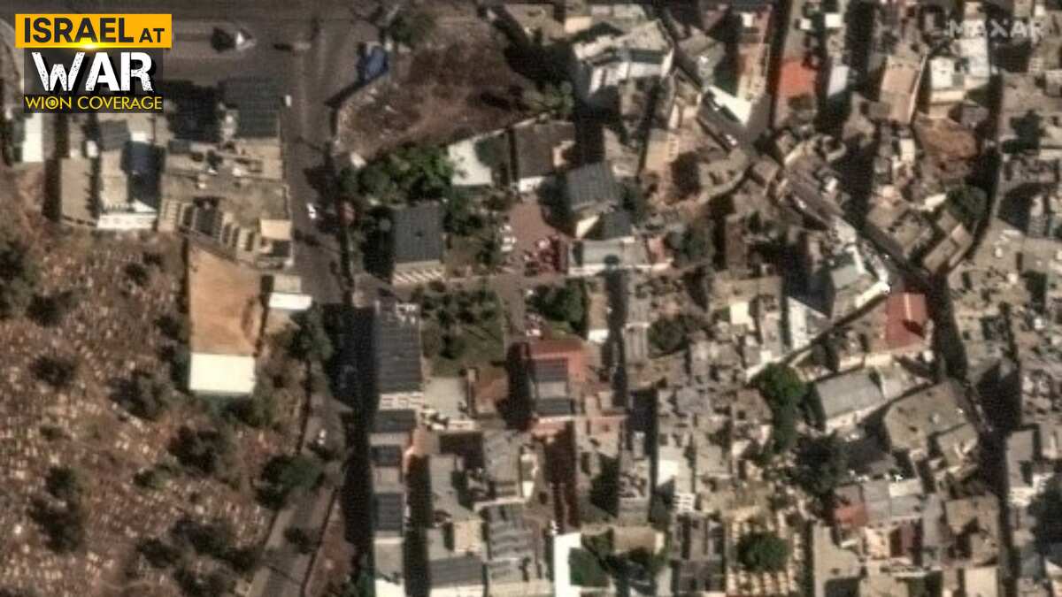 Satellite images show Gaza's Al-Ahli hospital before and after rocket ...