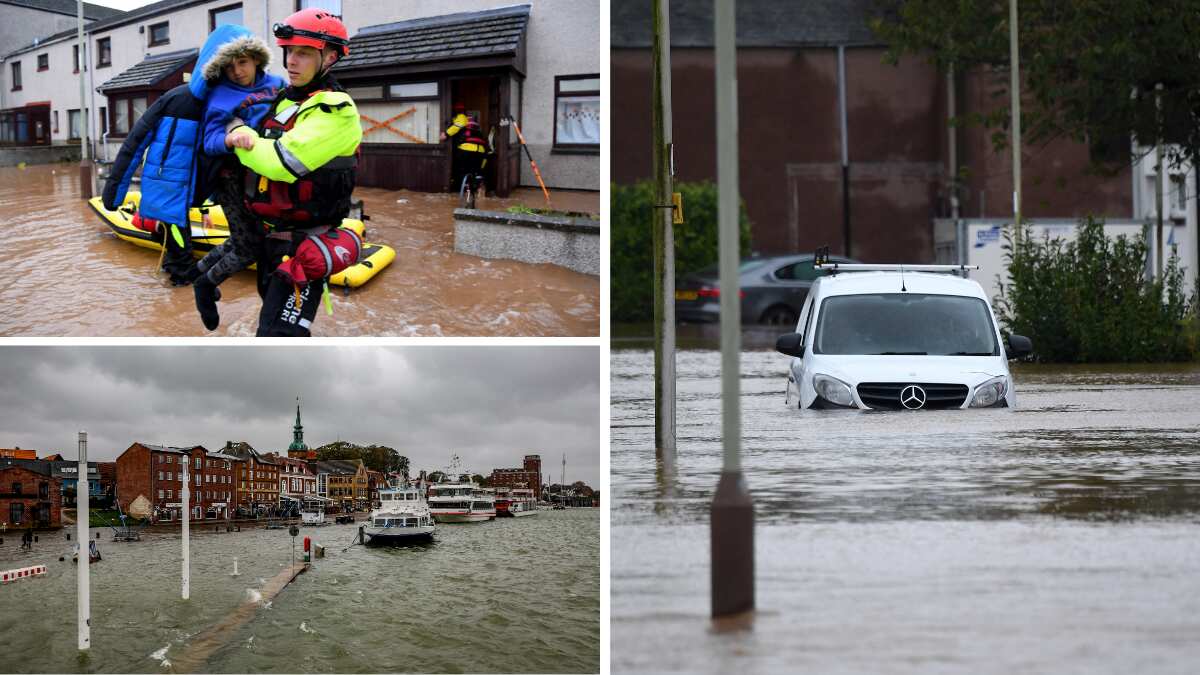 In pics | Storm Babet batters Scotland and Scandinavia causes heavy ...