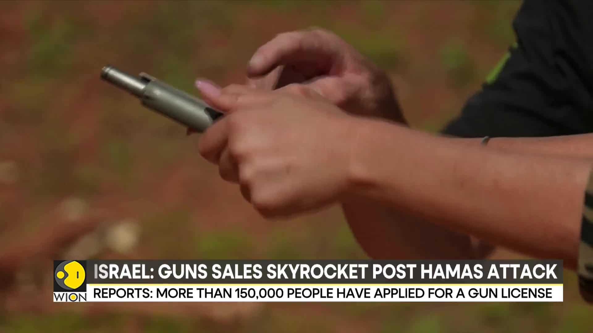 Israel: Guns sales skyrocket post Hamas attack, Israelis undertake ...
