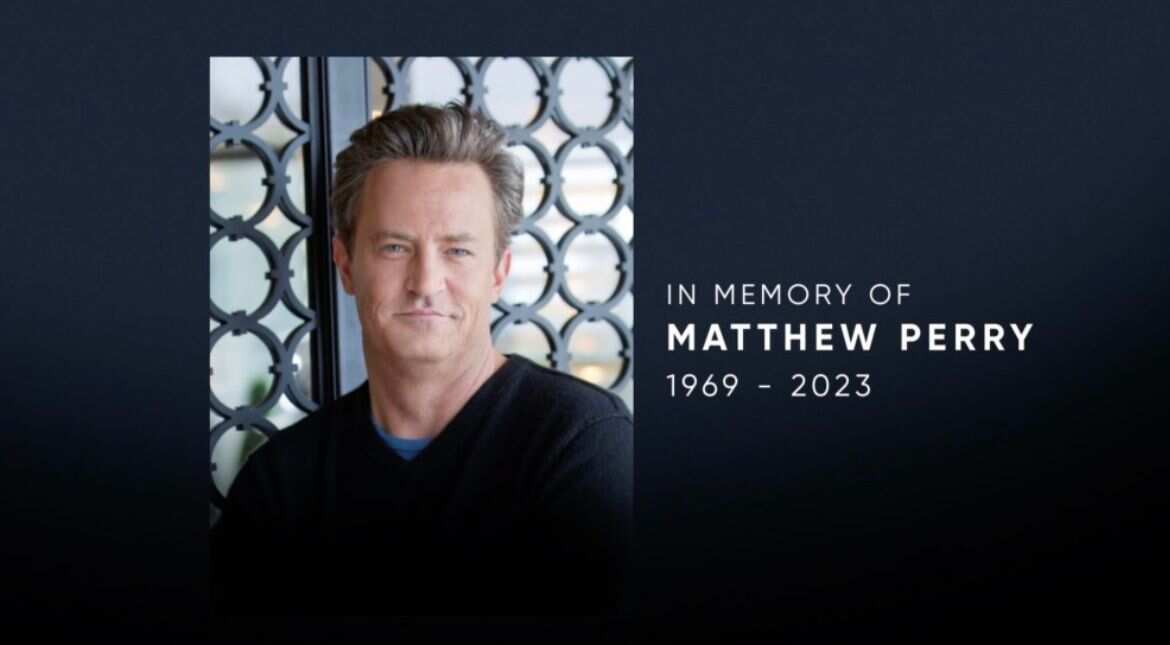 Matthew Perry tribute to play before every season of Friends on Max ...