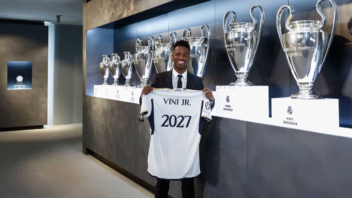 Football: Vinicius Jr signs new four-year deal with Real Madrid, to stay at club until 2027