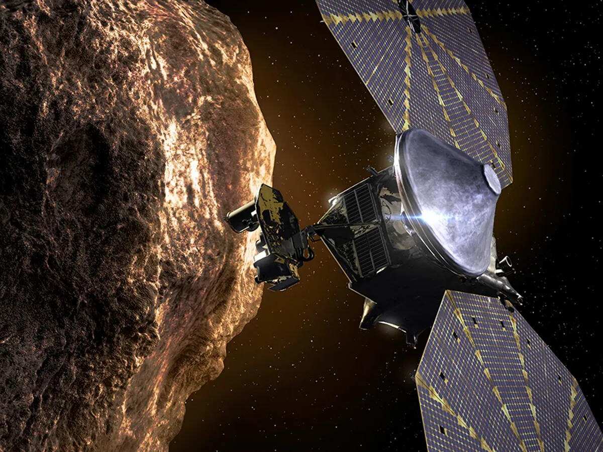 NASA's Lucy spacecraft successfully completes first flyby of asteroid ...