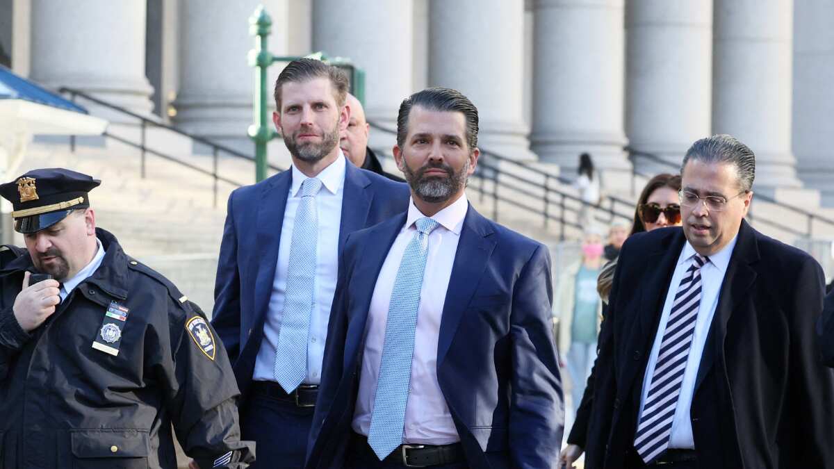 Trump New York civil trial: Eric and Donald Jr deny involvement, say ...