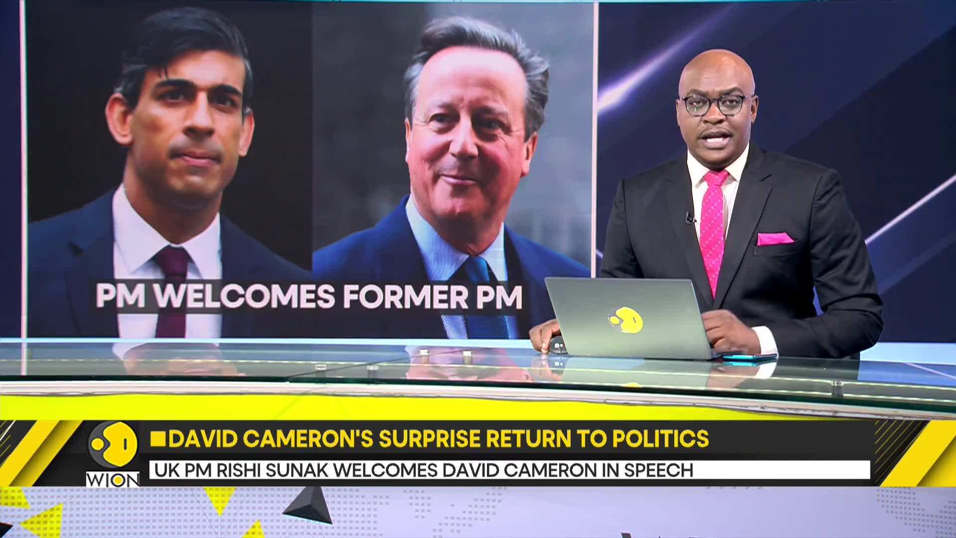 David Cameron to build on past achievements: Rishi Sunak - World News David Cameron to build on past achievements: Rishi Sunak - World News