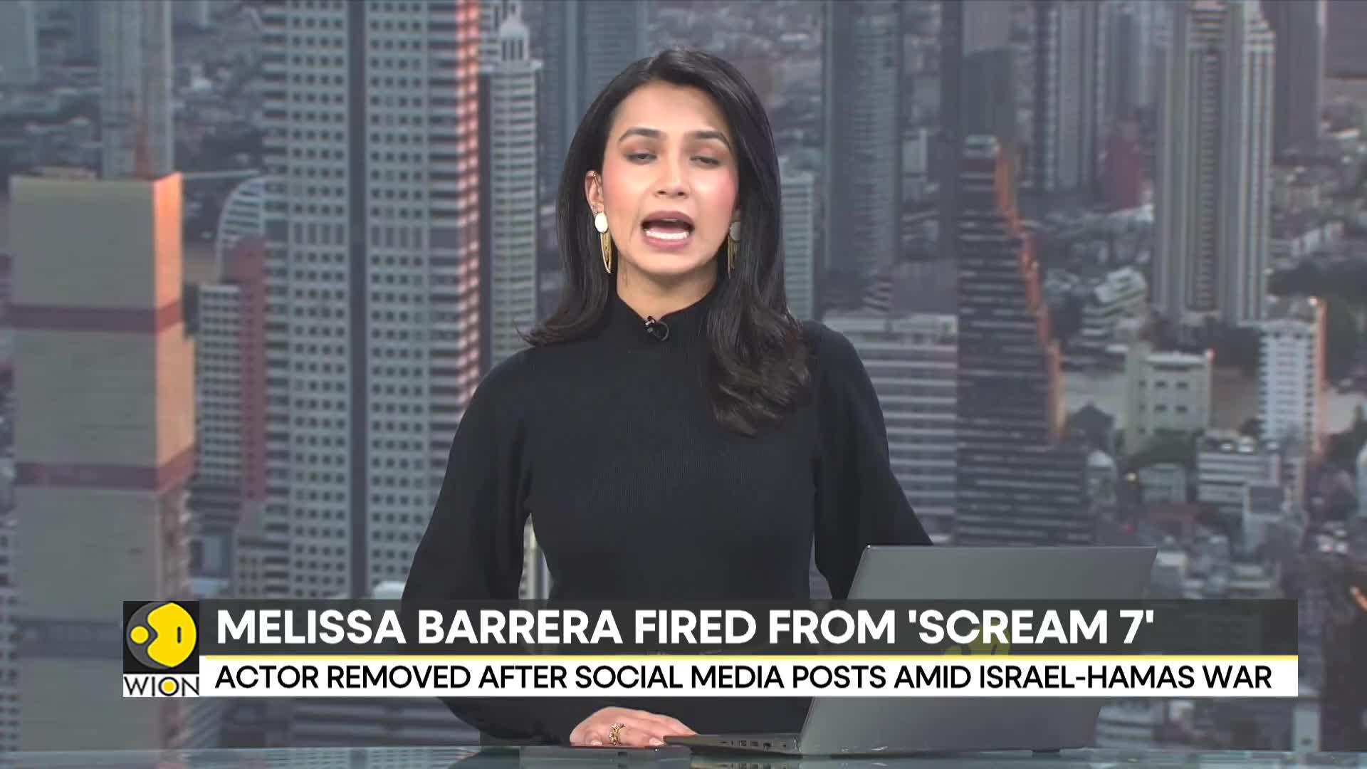 Melissa Barrera 'fired' from Scream 7 over Israel-Palestine comments ...