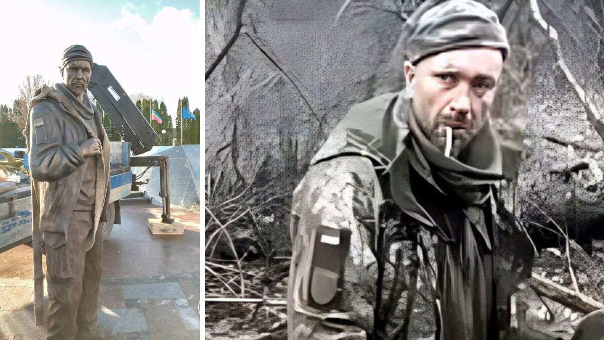 In Pics | 'Glory to Ukraine': Monument unveiled for Ukrainian soldier ...