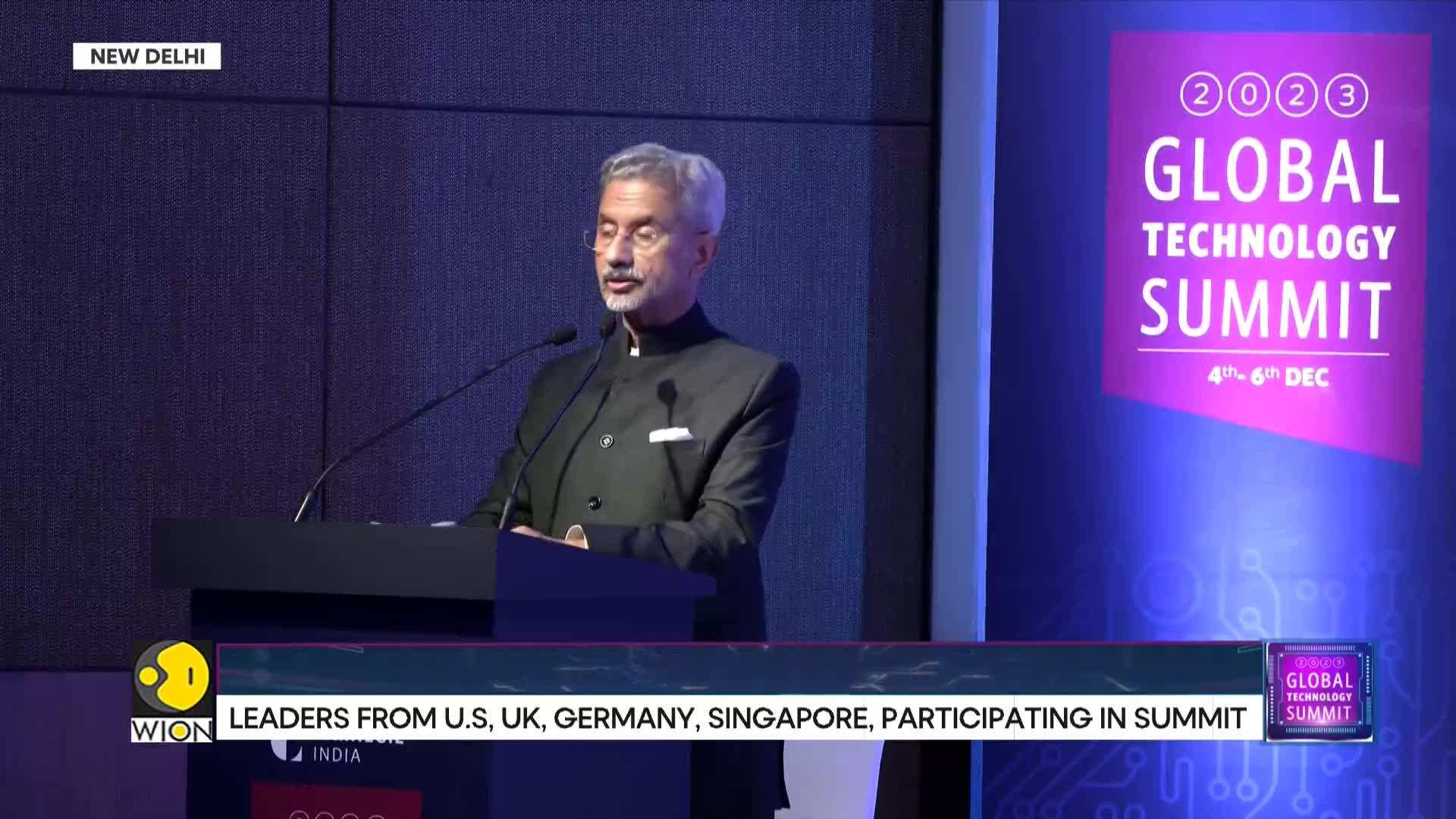 Global Technology Summit: S. Jaishankar's inaugural address in New Delhi - World News
