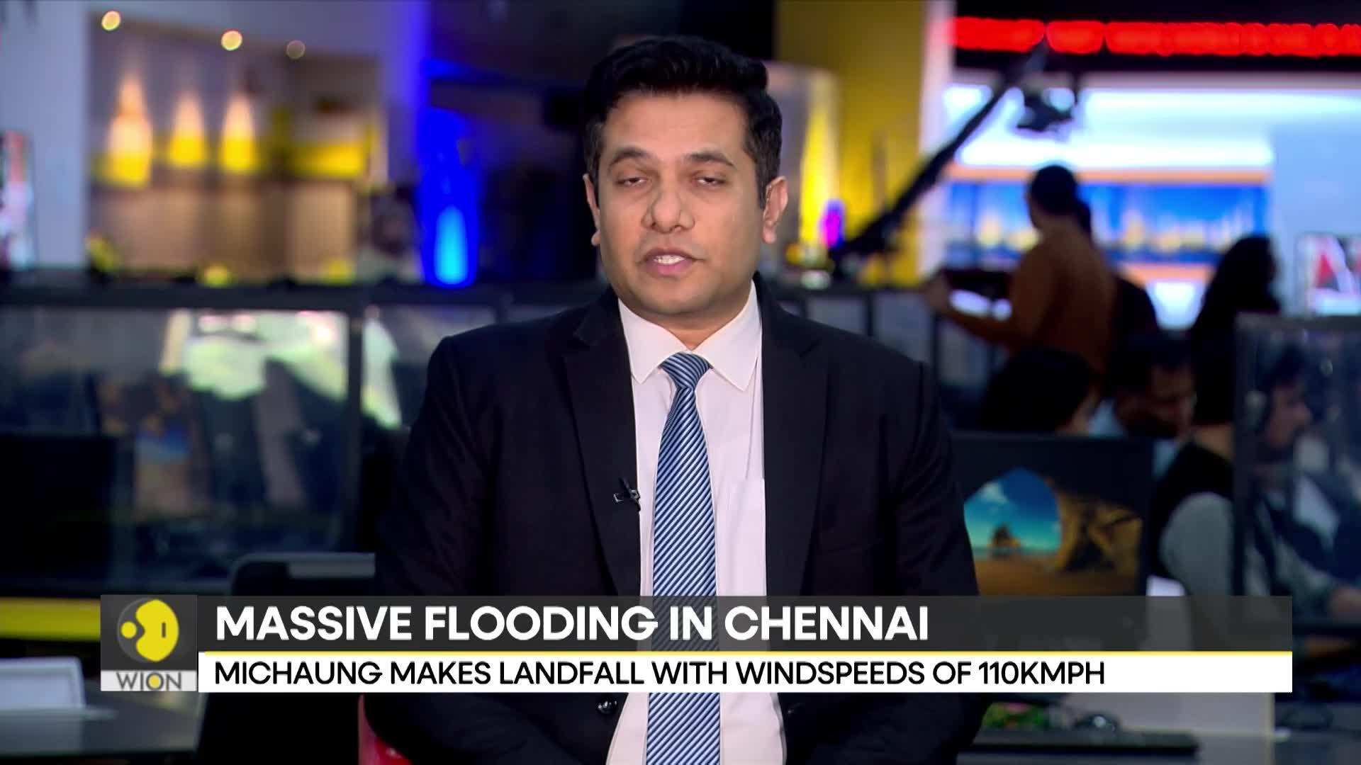 Cyclone Michaung makes landfall in Bapatla, Andha Pradesh along India's Eastern Coast | WION ...