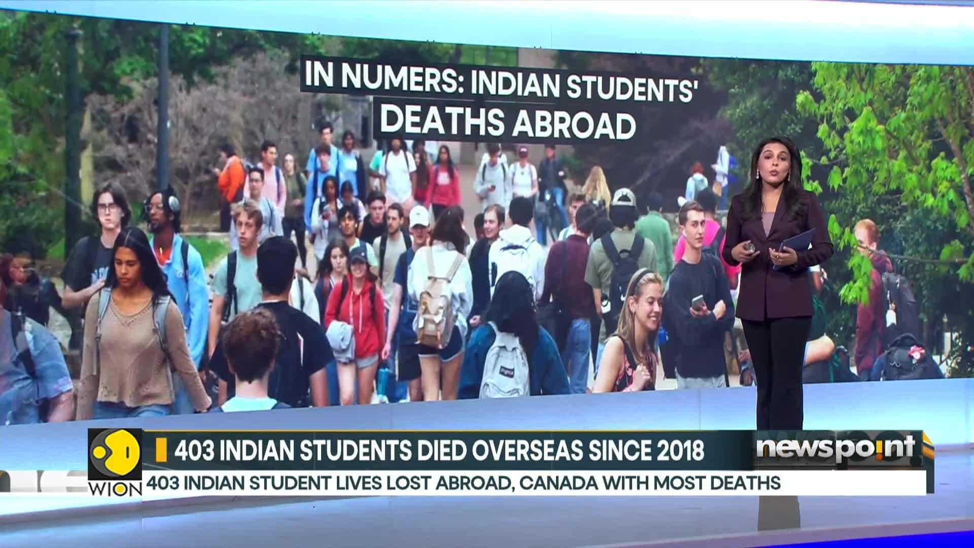 403 Indian student lives lost abroad, Canada with most deaths | WION ...