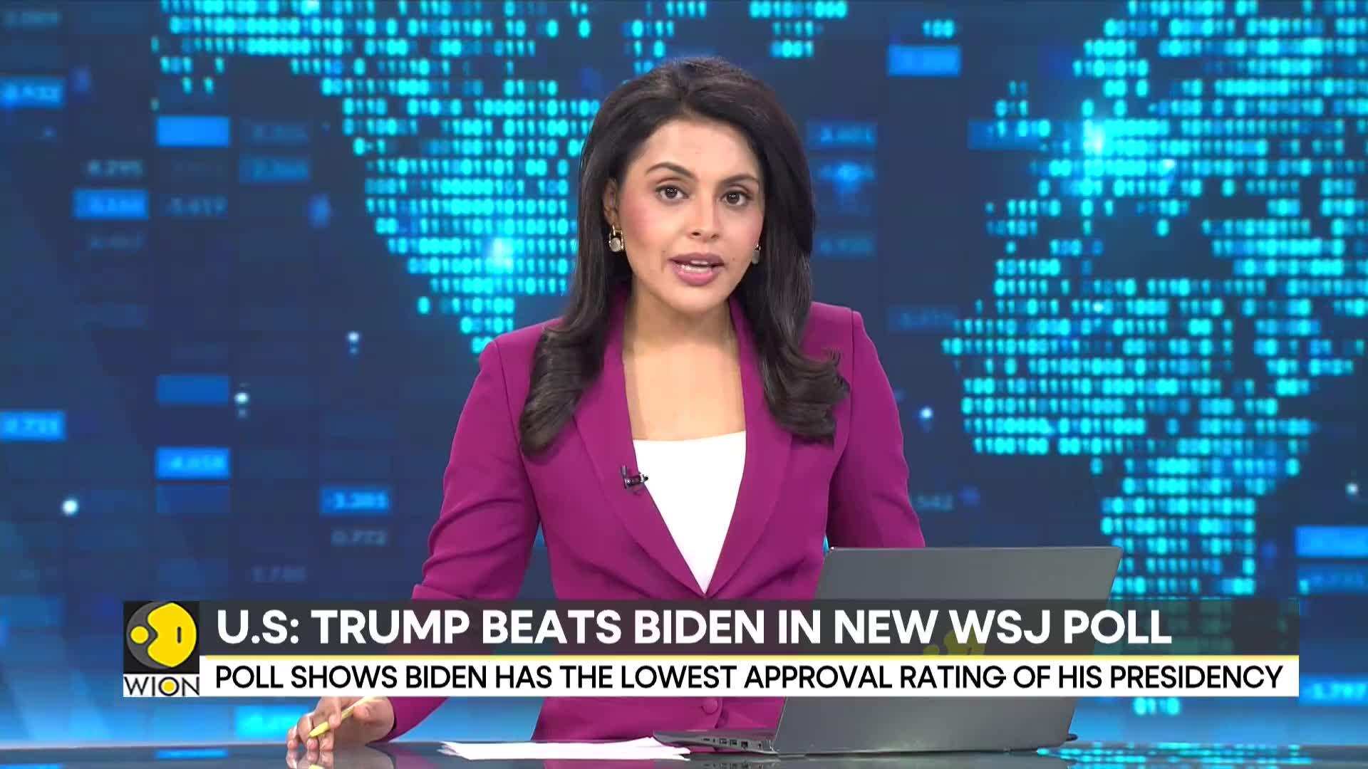 Donald Trump beats Joe Biden in WSJ national poll for first time - World News