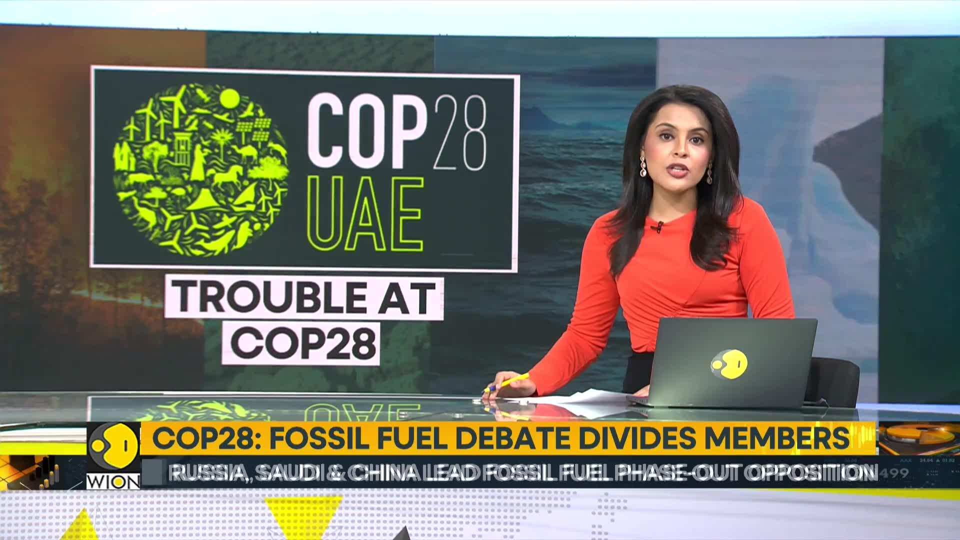 COP28: Fossil fuel debate divides members at COP28 summit | World ...