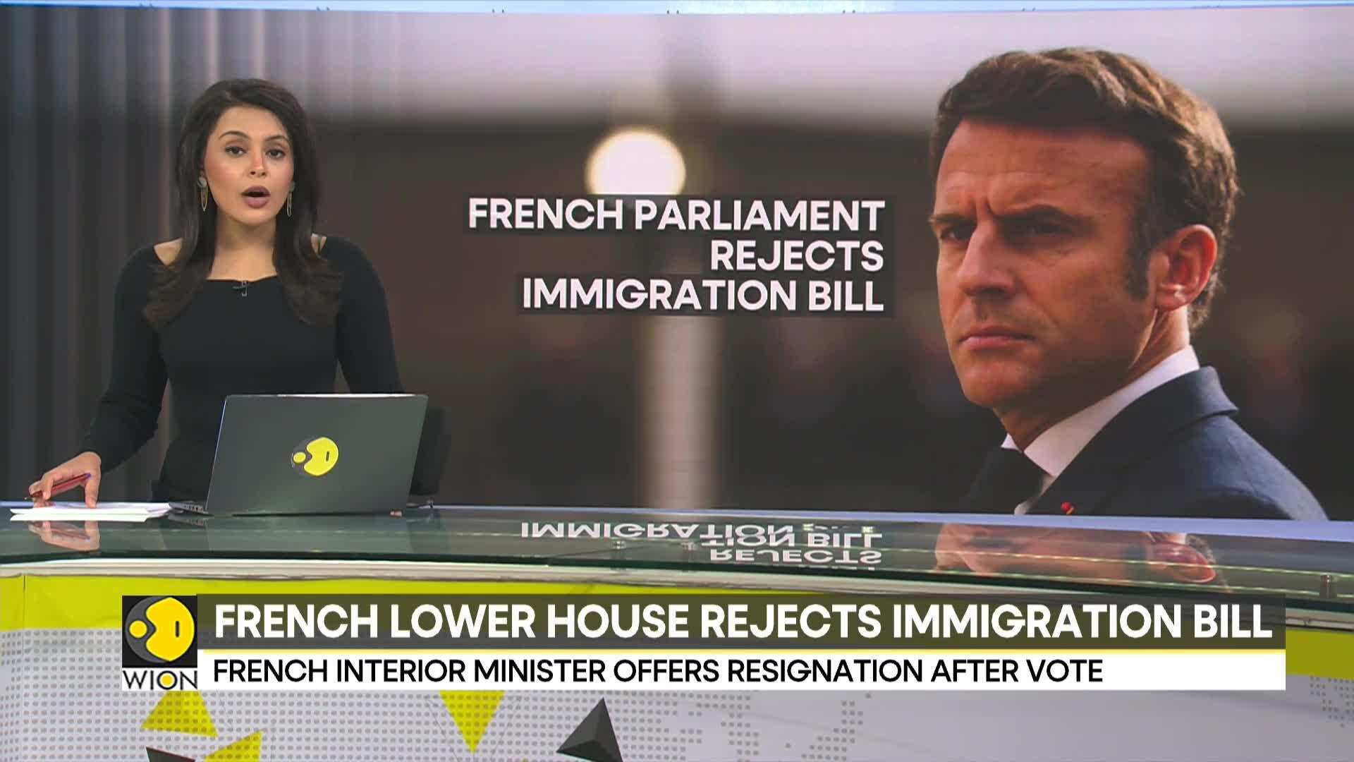 France Lower House rejects Immigration bill, Interior Minister Gérald ...