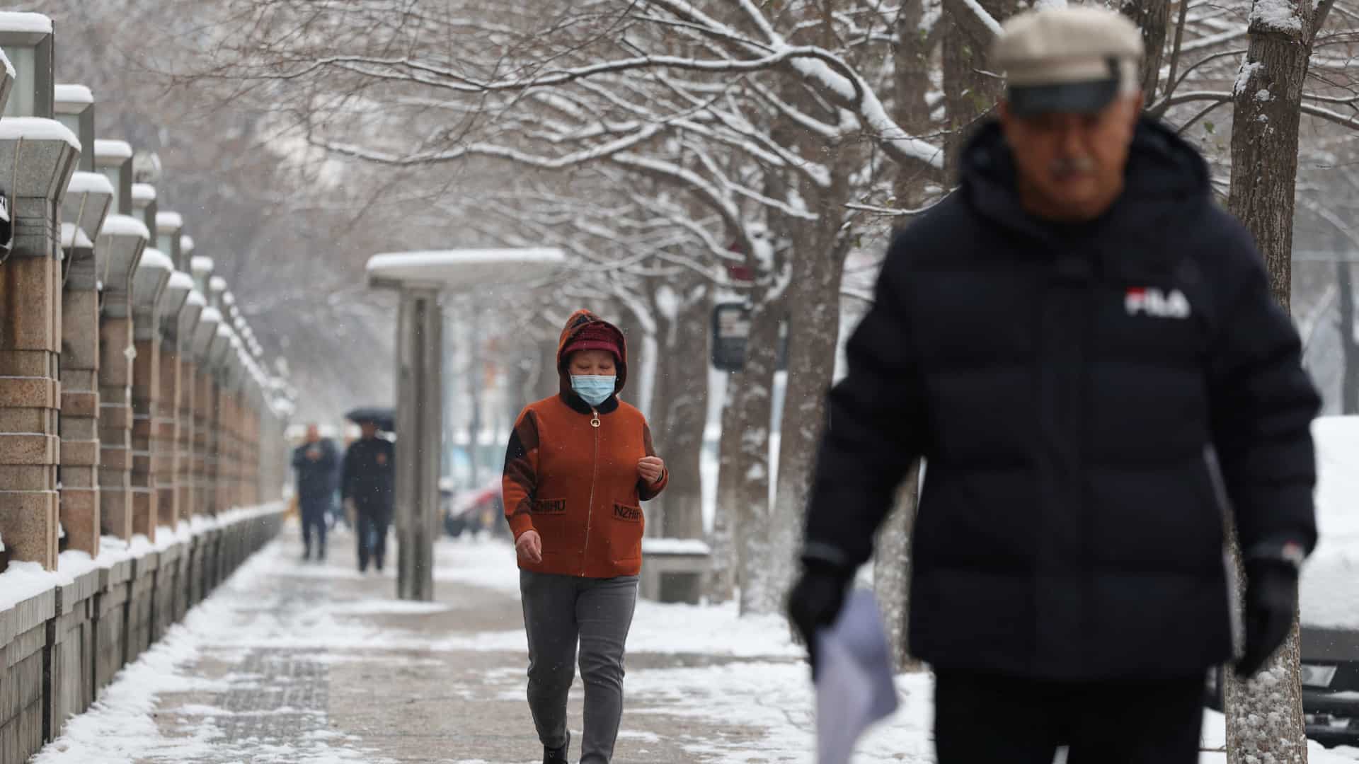 In pics: Deep freeze hits northern China, southern regions prepare for ...