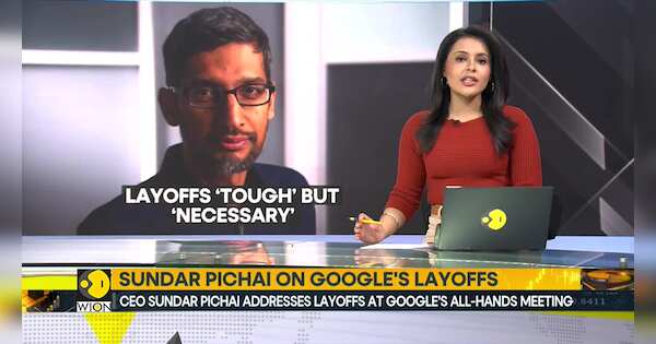CEO Sundar Pichai addresses layoffs at google's all-hands meeting ...