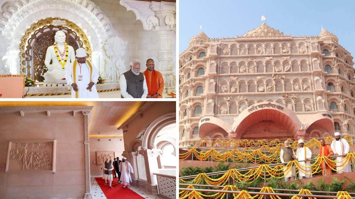 PM Modi inaugurates world’s largest meditation centre ‘Swarved ...