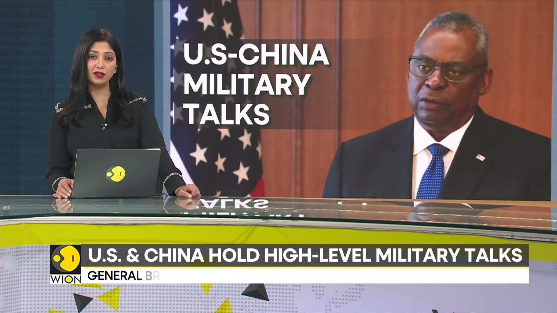 US-China military talks: Top officials speak after year-long halt ...