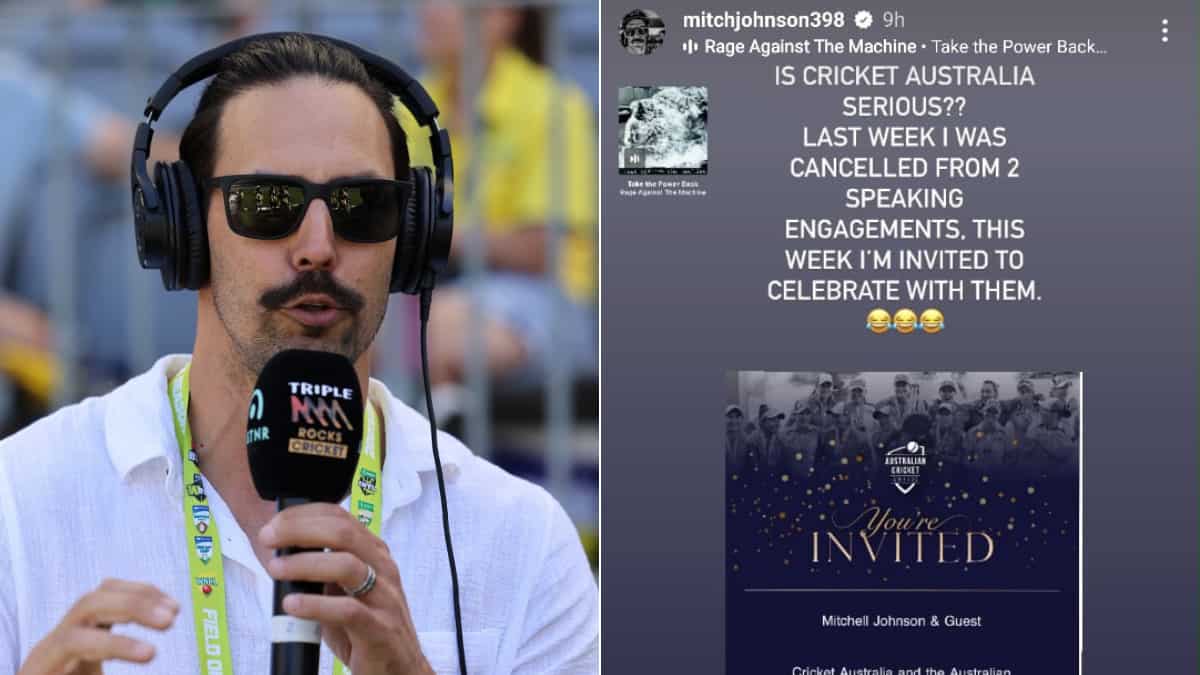 Mitchell Johnson hits out at Cricket Australia for awards invite after ...