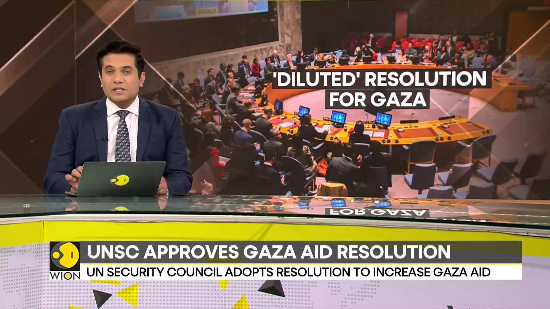 UNSC Gaza Aid Resolution: US abstains after days of negotiations ...