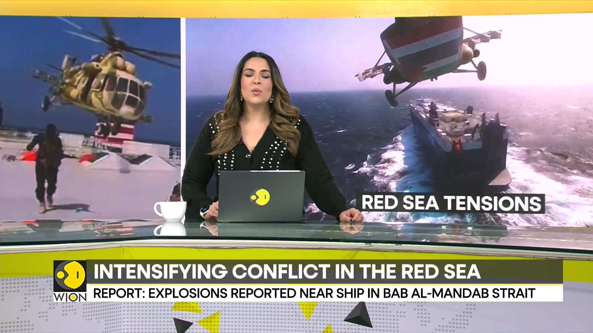 Explosions near Cargo ship in Red Sea, says report; UNSC to meet on Red ...