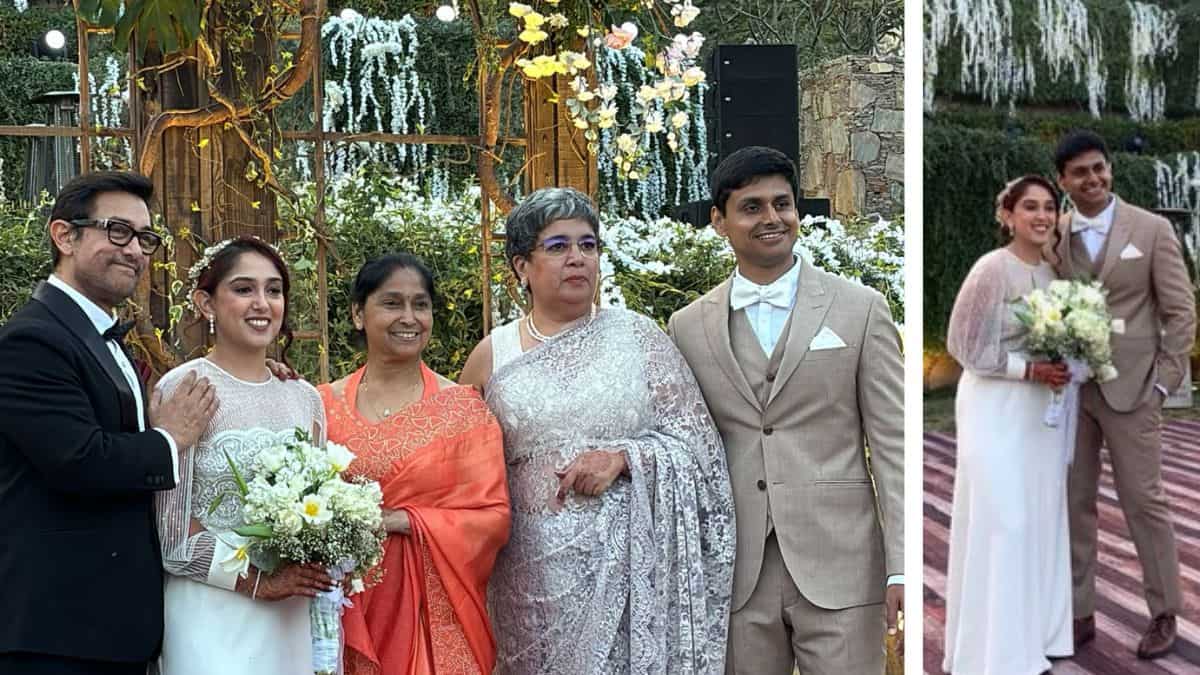 Aamir Khans Daughter Ira Marries Beau Nupur Shikhare In A Christian Ceremony Watch