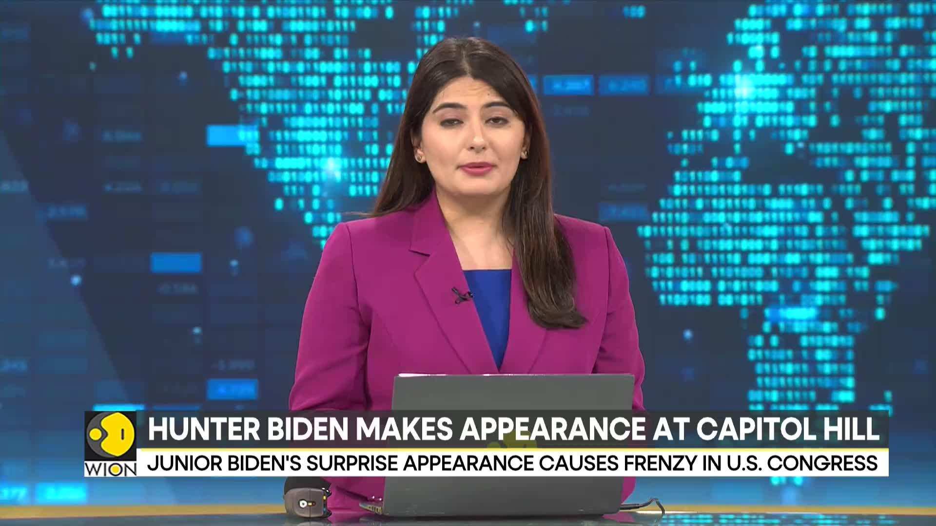 US: Hunter Biden makes surprise visit to Capitol Hill amid contempt ...