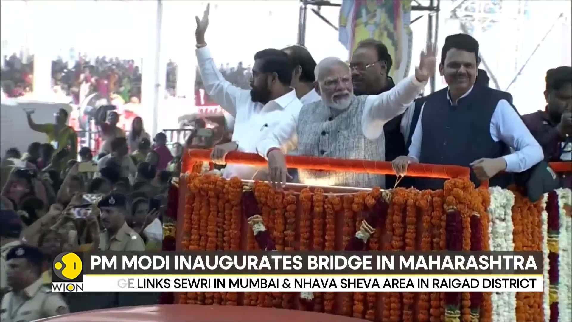 PM Narendra Modi inaugurates Atal Setu, the longest bridge in ...