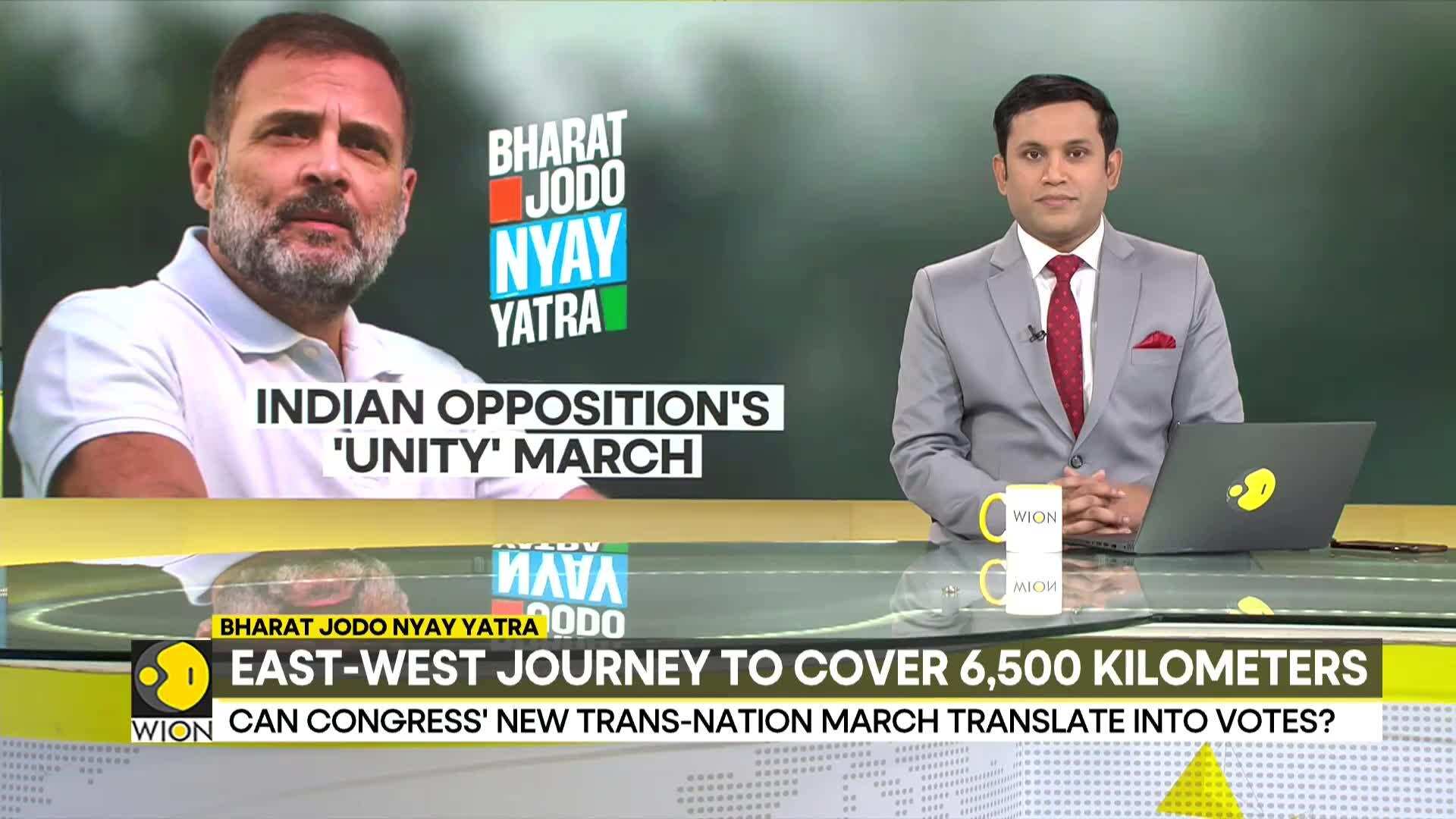 Congress launches Bharat Jodo Nyay Yatra from Manipur - World News