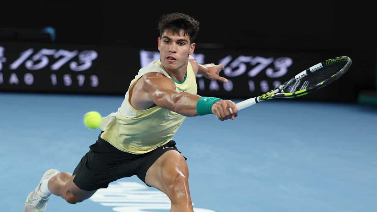 Australian Open: Carlos Alcaraz begins campaign with dominating win ...