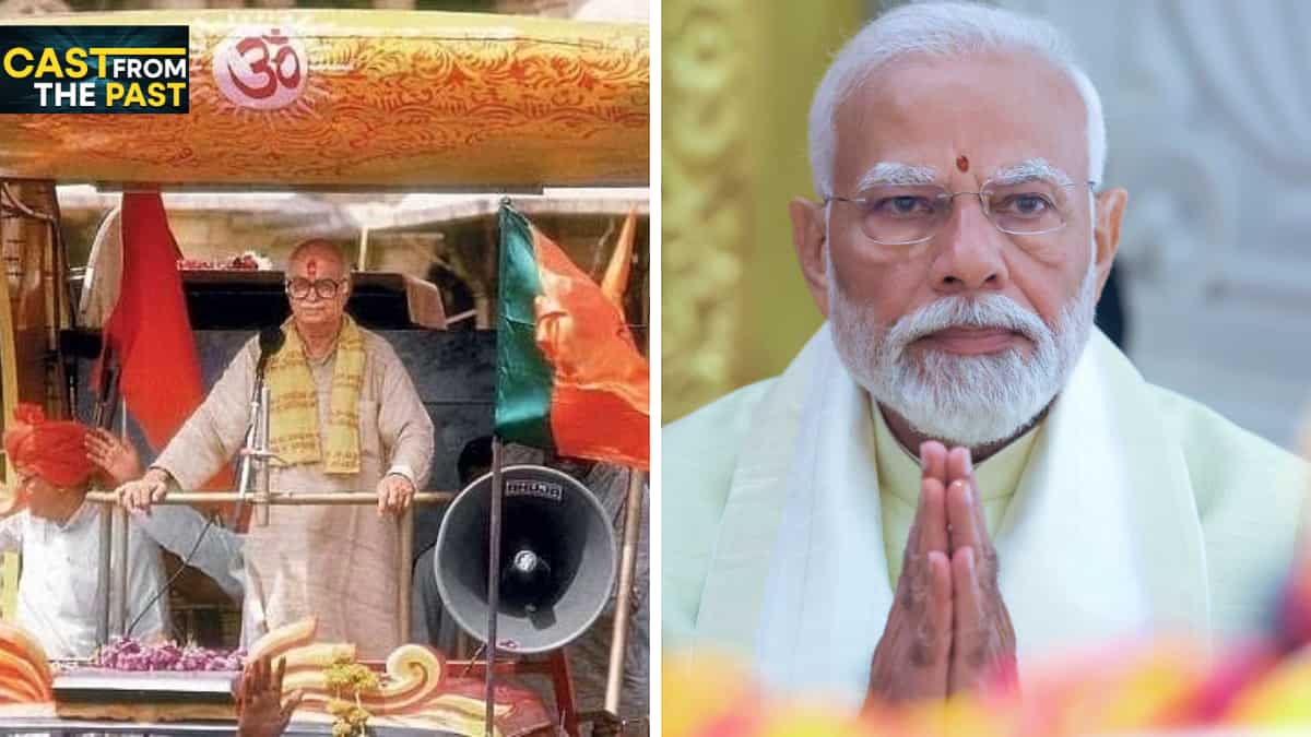 Cast From The Past | Rath Yatra to Ram Mandir: Between Advani of 1990 ...