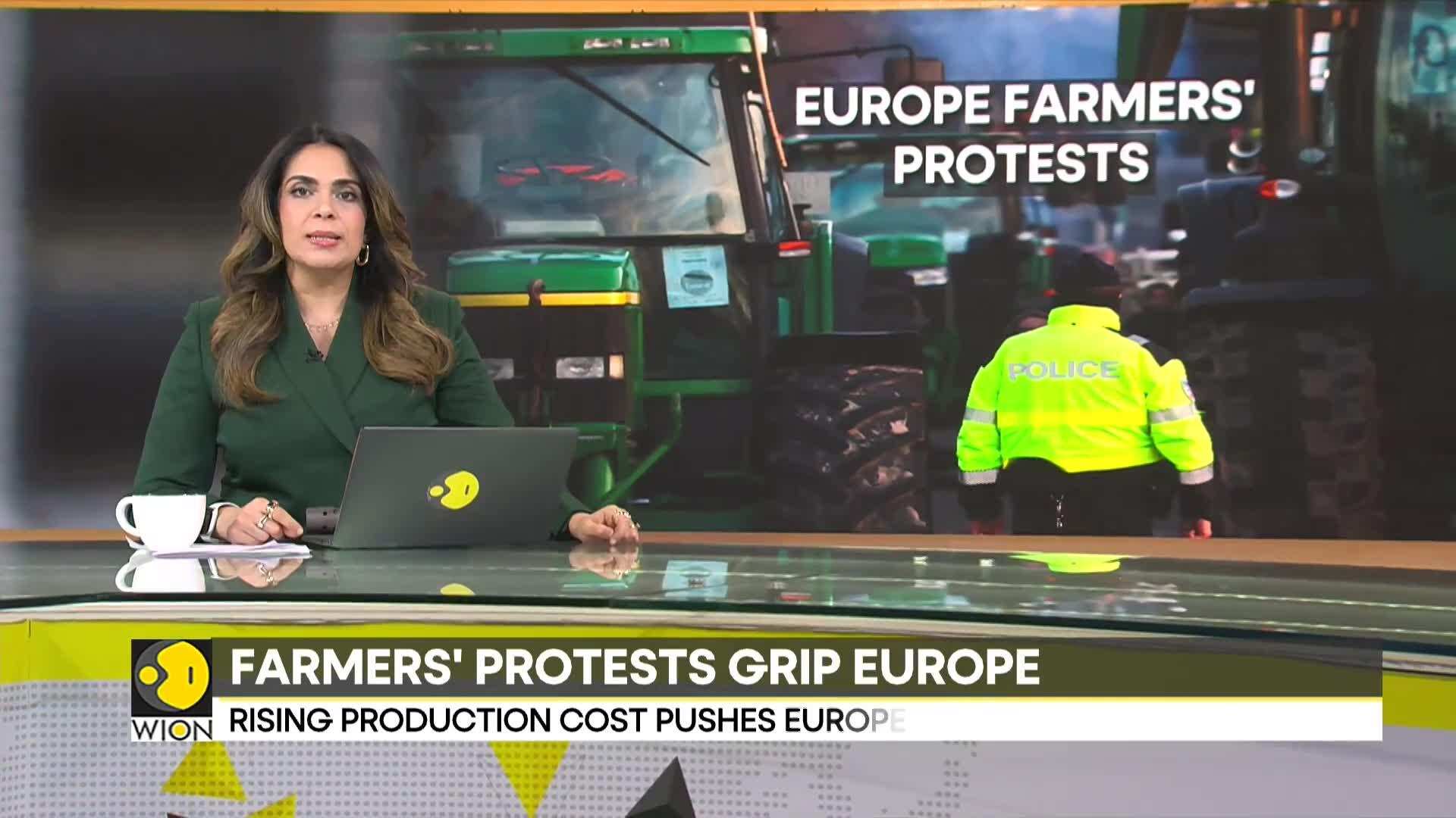 Europe farmers' protests: Protests erupt in France, Italy, Spain ...