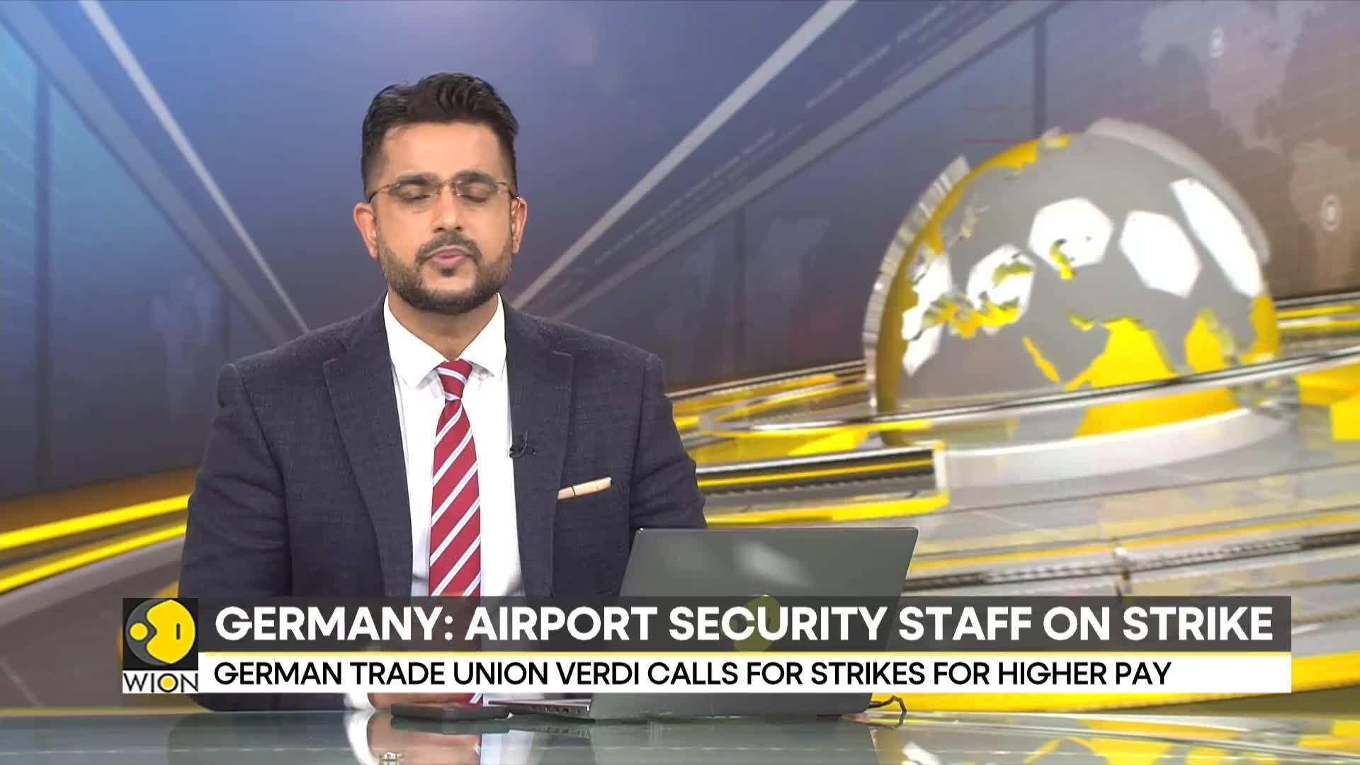Germany: Airport security personnel stage one-day walkout at 11 ...
