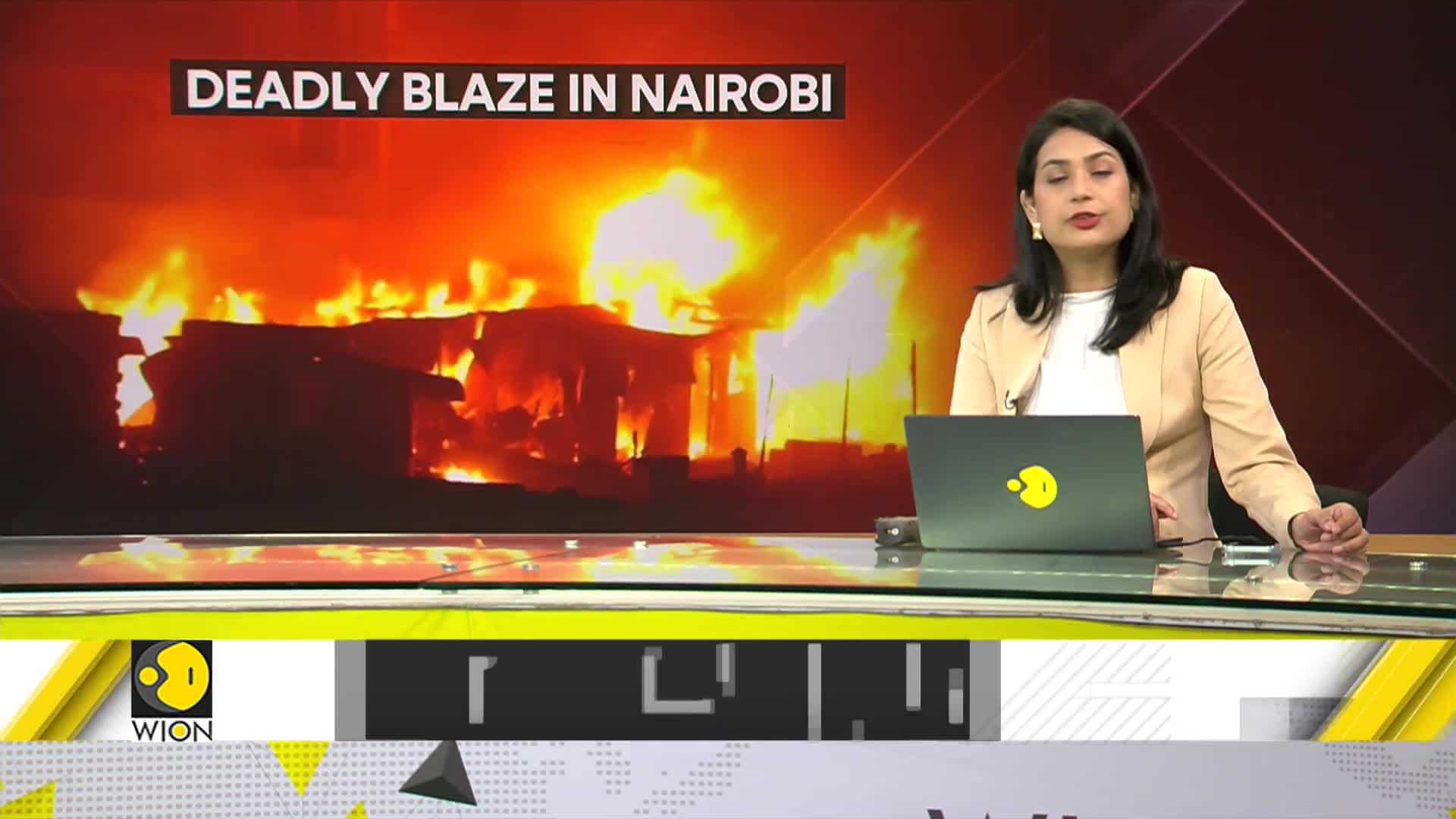 Nairobi: Kenyan firefighters battle massive blaze, at least 3 dead from ...