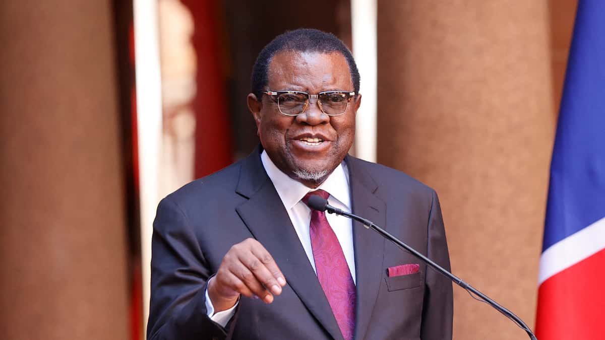 India mourns the passing of Namibian President Dr Hage Geingob - India ...