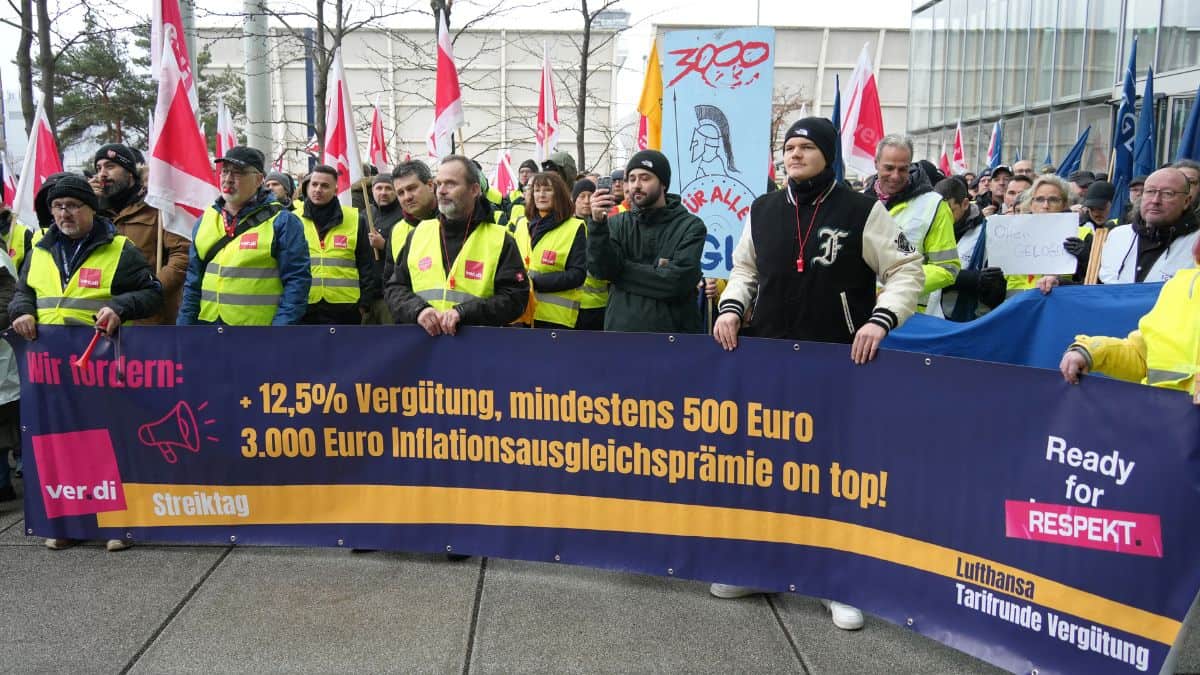 Lufthansa ground staff strike hits air travel, to impact over 100,000 ...