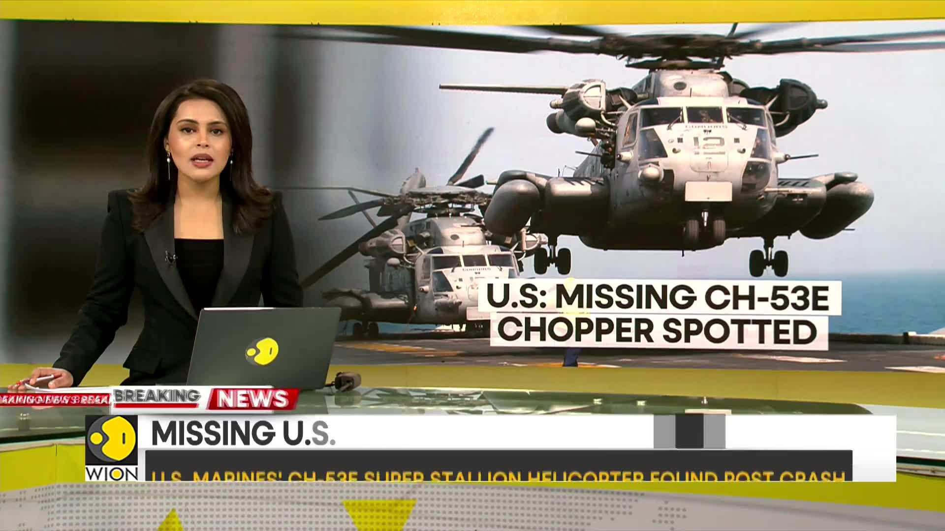 Missing US military helicopter found without the five Marines on board ...