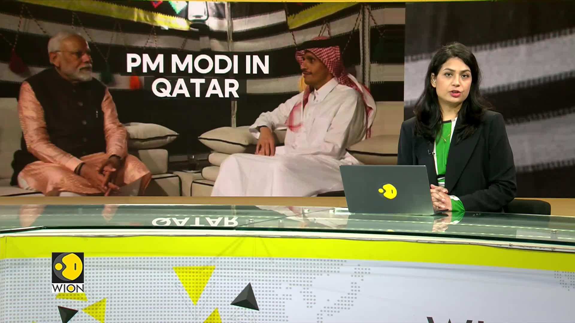 PM Modi meets Emir of Qatar Sheikh Tamim Bin Hamad Al Thani, discuss ...