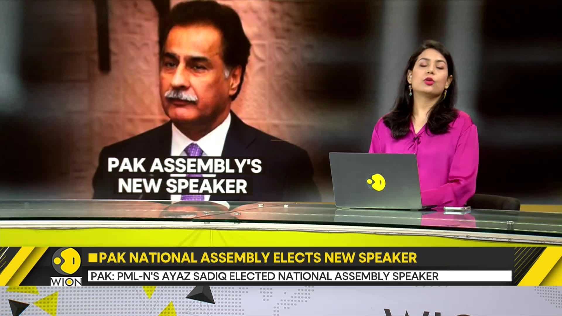 National Assembly of Pakistan elects PML-N's Ayaz Sadiq - WION Dispatch ...