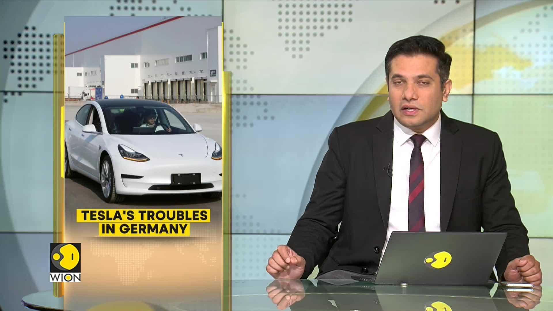 Tesla German factory halts operations after electricity pylon damage ...