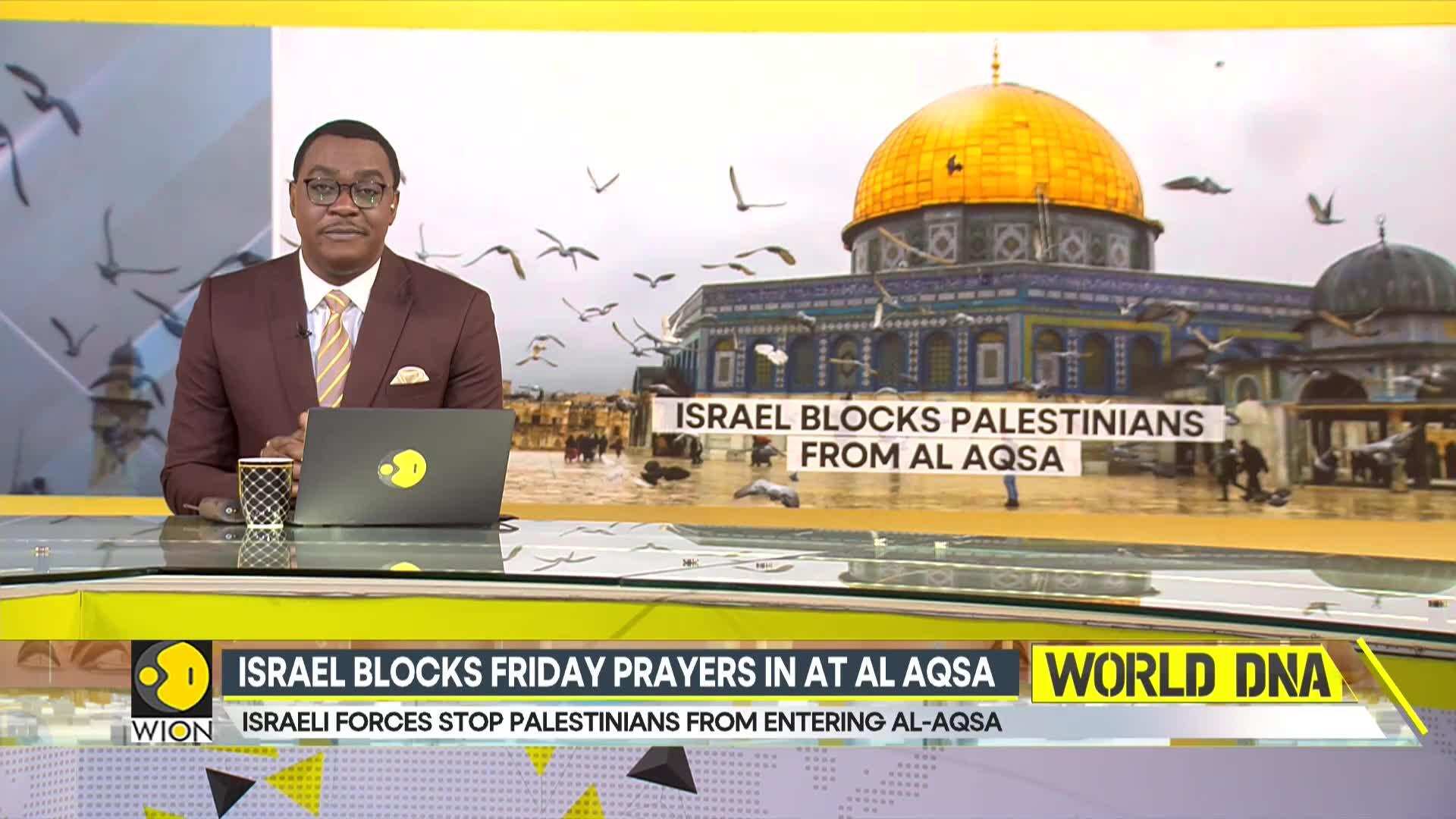 Israel blocks Friday prayers at Al-Aqsa, Palestinians pray on the streets - World DNA News