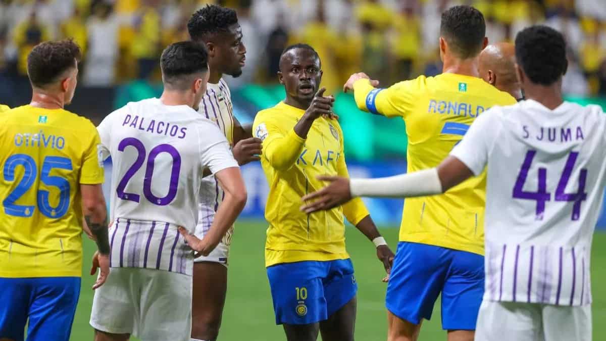 Watch | Cristiano Ronaldo’s Al-Nassr teammate Sadio Mane escapes red ...