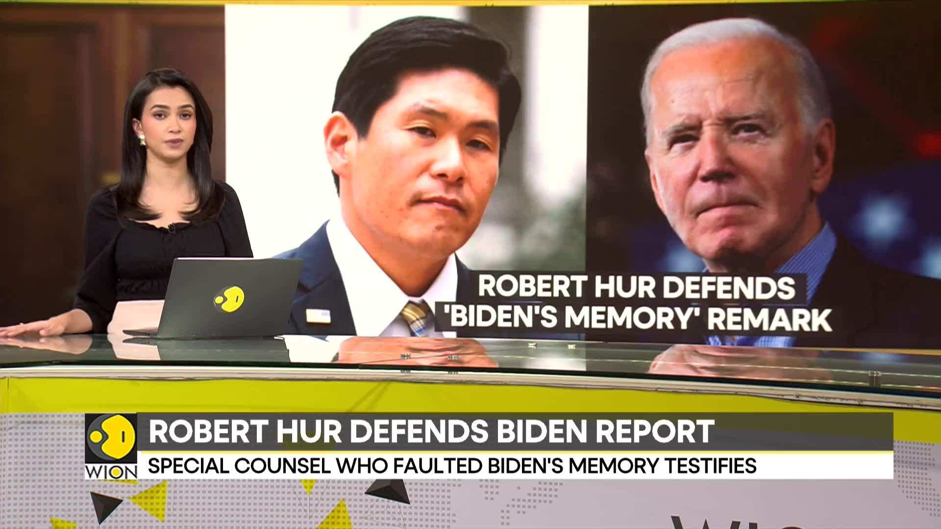 US: Robert Hur faces questions about his investigation of President ...