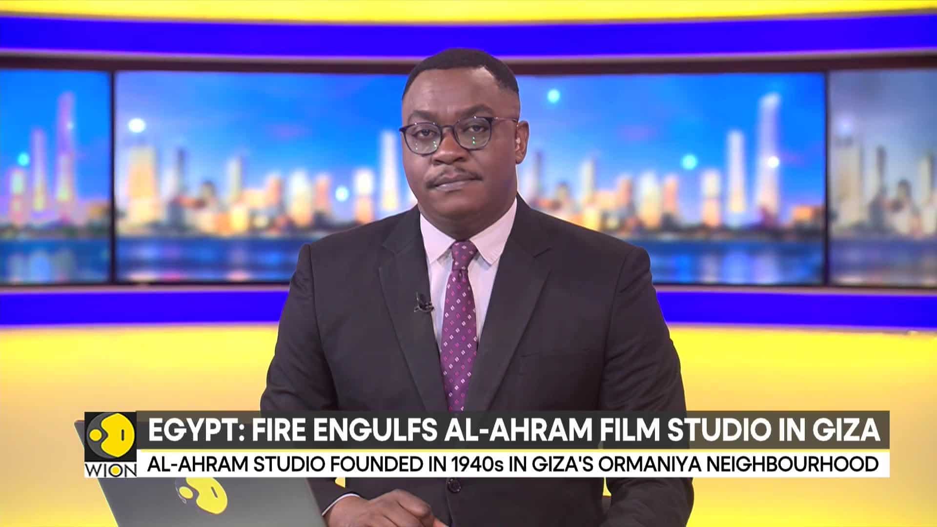 Egypt: Fire engulfs Al-Ahram film studio in Giza, no casualties reported - World News