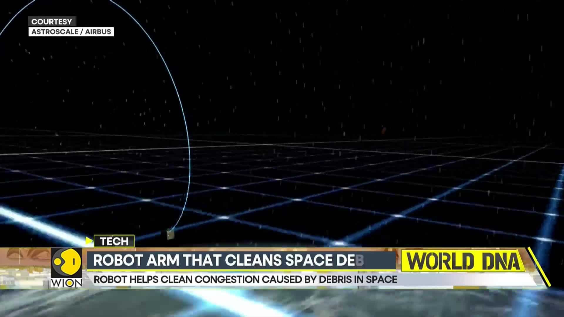 Trash-grabbing robot in Space helps clearing congestion caused by ...