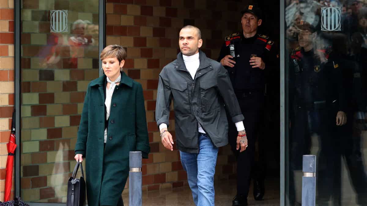 Dani Alves, convicted in rape case, is released from Barcelona prison ...