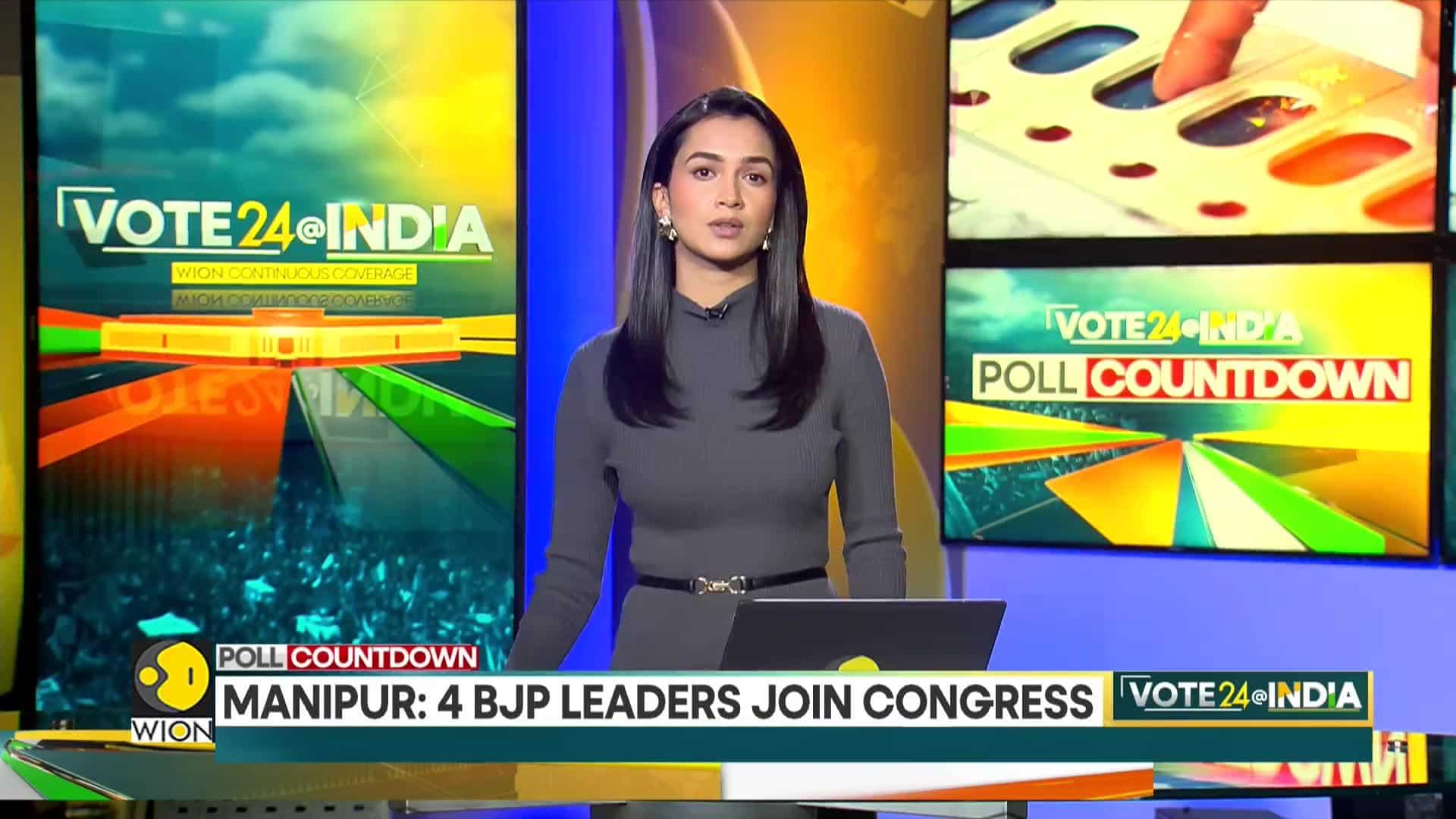 Manipur: 4 BJP leaders join congress - India Election 2024 News