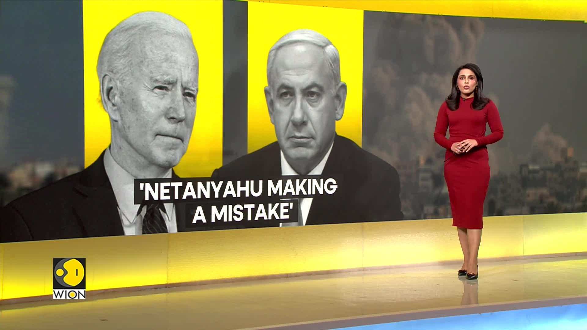 Biden slams Bibi's war tactics, says 'Netanyahu making a mistake on ...