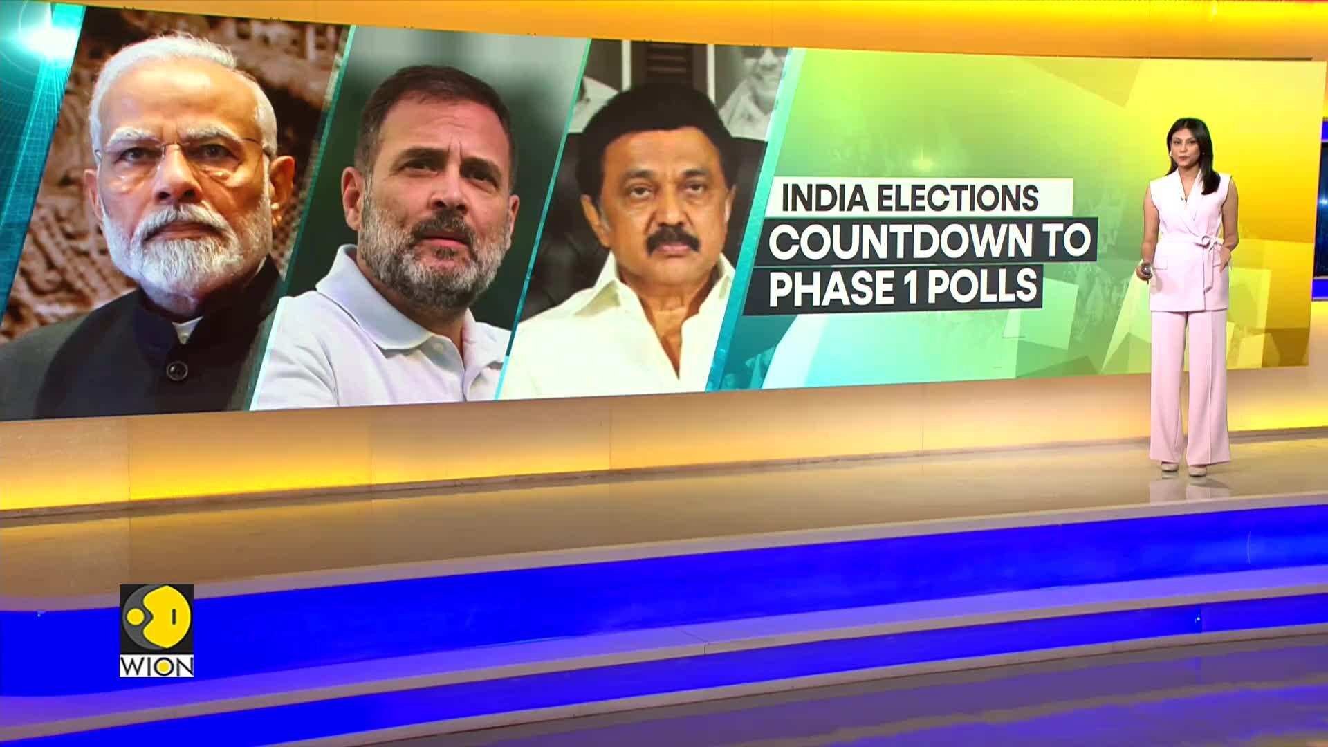 Lok Sabha elections 2024: India elections countdown to Phase 1 polls ...