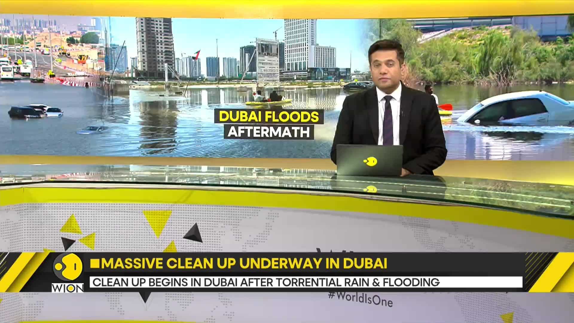 Dubai floods aftermath: UAE struggles to clean up post floods - WION ...