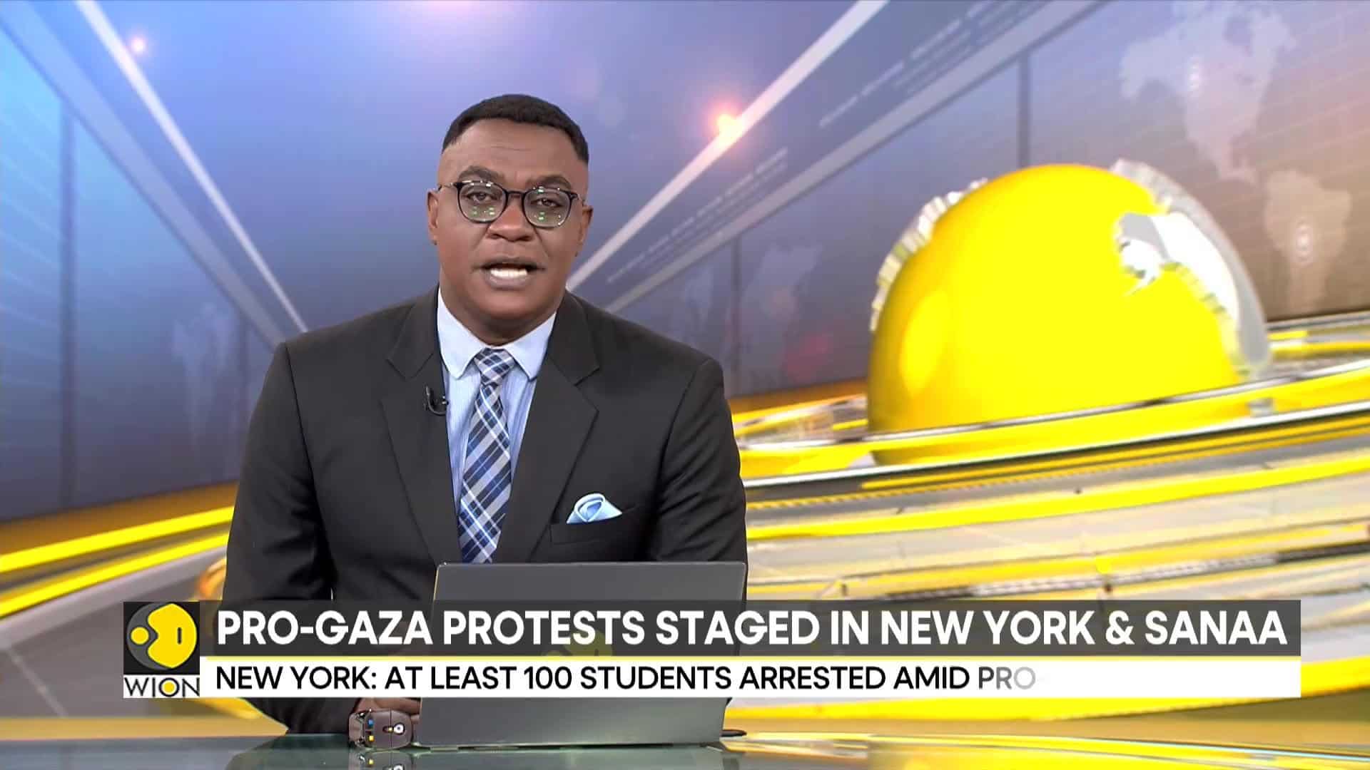 Israel war: Pro Gaza protests staged in New York & Sanaa - World News