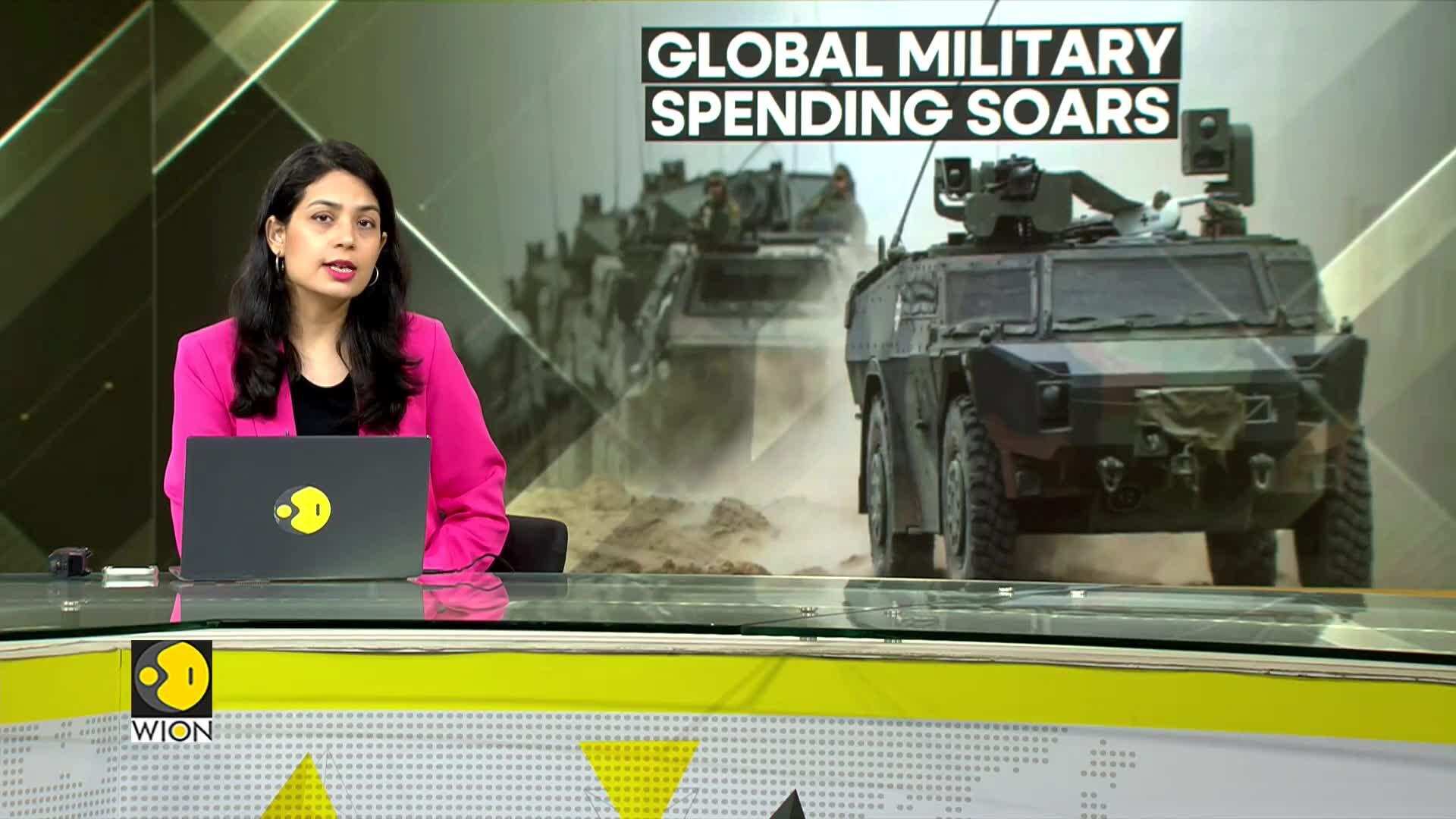 Global military spending surges 6.8% to record high - World News